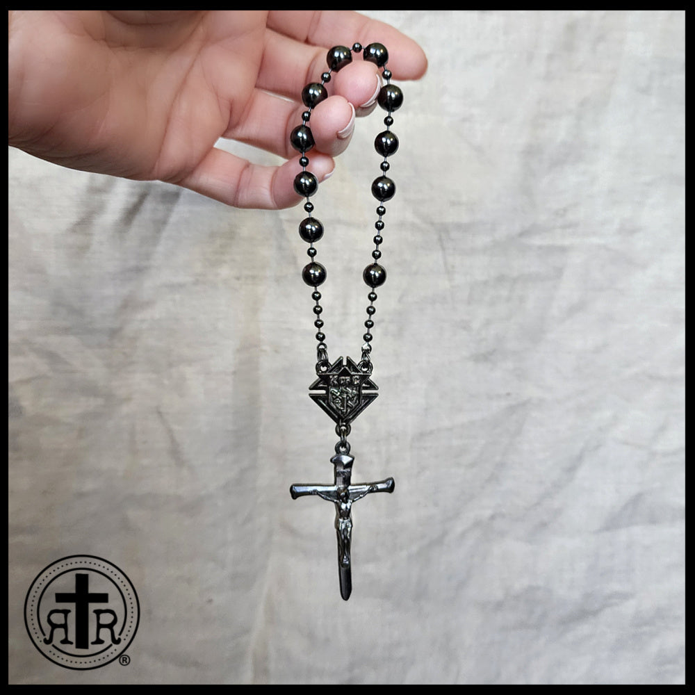 Knights of Columbus WWI Combat POCKET Rosary - KofC Catholic Gifts
