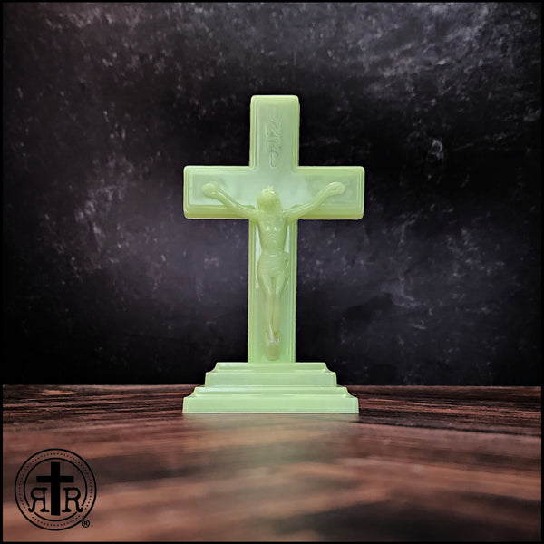 Luminous Night Stand Crucifix - Catholic Gifts - Rugged Rosaries®