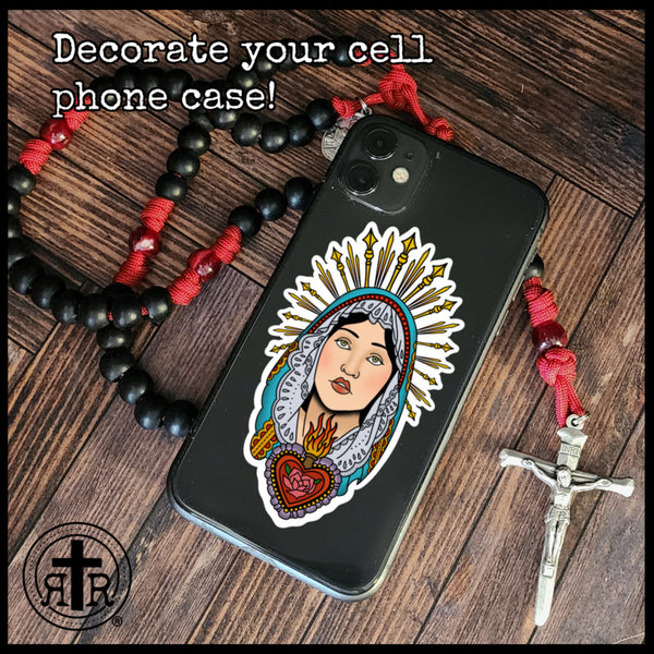 Christian Stickers, Original Artistic Catholic Stickers. Original Art ...