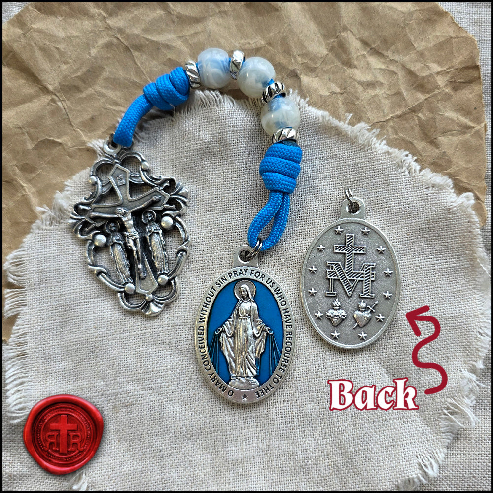 Pray the Simple but Powerful Three Hail Mary Chaplet - Rugged Rosaries®