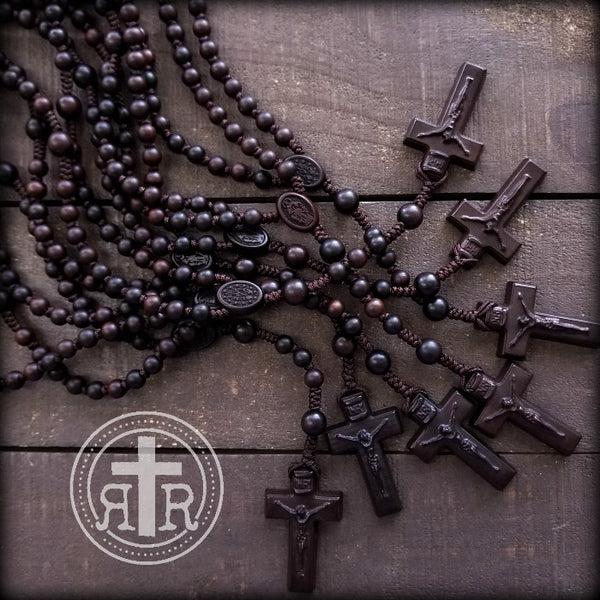 Cathoic Rosaries | Mini Rosaries | Wood Carved